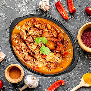 Silicone Slow Cooker Liner Fit 6-7 Quart Oval Slow Cookers, Food Grade Silicone Slow Cooker Liners Reusable & Leakproof Dishwasher Safe Slow Cooker Liner