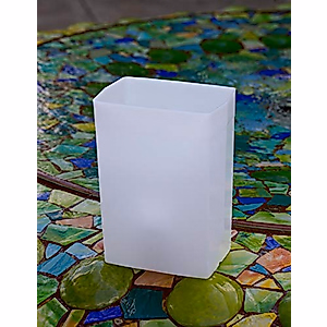 Set of 12 White Luminaries
