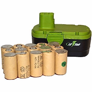 15 pcs (1 Pack) x 18 Volt Sub C 1700 mAh NiCd Batteries (Ideal for Pack Assembly)