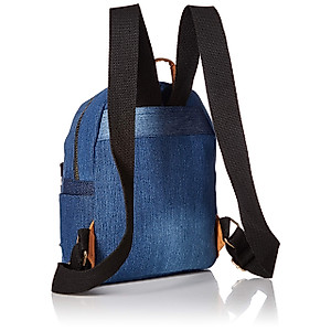 Twig & Arrow Women's Star Studs Denim Mini Backpack