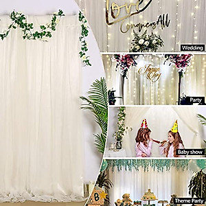 Tulle Backdrop Curtains Ivory Sheer Backdrop 5ftx7ft Tulle Background Curtain Tulle Drapes Curtains Photo Backdrop