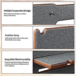 Gifts for Men,Leather Phone Stand Docking Station,Birthday Gifts for Him Dad Boyfriend Husband Guys,Watch Holder Desk Nightstand Organizer for Valentines Father's Day Anniversary Graduation from Wife