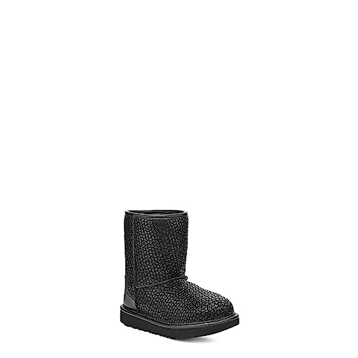 UGG Unisex-Child Classic Ii Gel Hearts Boot, Black, 12 Toddler