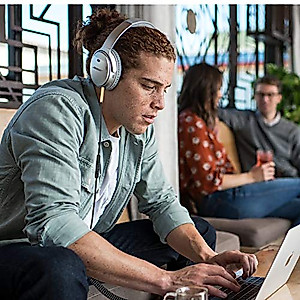 QC35 Cable Coiled Aux Cord Replacement for Bose QC25 / QC35 II / 700 / OE2 Gaming Headphones on PS4 Xbox - Inline Mic Volume Control 4ft to 6ft Audio Wire Accessory