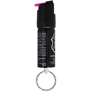 POLICE MAGNUM Mini Pepper Spray Bulk Pack- Max Heat Strength- Made in The USA - 1/2oz Twist Lock Keyrings (20 Hot Pink) Half Ounce