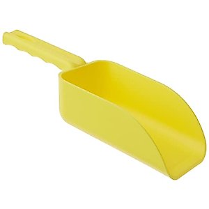 Vikan Remco 63006 Color-Coded Plastic Hand Scoop - BPA-Free Food-Safe Kitchen Utensils, Restaurant and Food Service Supplies, 16 oz, Yellow