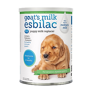 Pet-Ag Goat’s Milk Esbilac Powder - 12 oz - Powdered Puppy Formula with Prebiotics, Probiotics & Vitamins for Puppies Newborn to Six Weeks Old - For Sensitive Digestive Systems