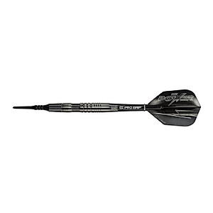 Target Darts - Phil Taylor Power 8Zero Black Titanium 20G Soft Tip Darts