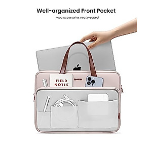 tomtoc Protective Crossbody Laptop Bag Case For 13-14 Inch MacBook, iPad Pro/Air with Magic Keyboard, Surface Pro/Laptop, Copilot PC, Water Resistant