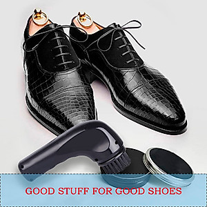Electric Shoe Brush, Portable Shoe Shine Kit, Shoe Buffer Kit Leather Care Clean Boot Polisher, Premium Electric Shoe Polisher for Boots, Shoes, Bag, Sofa, Leather Care