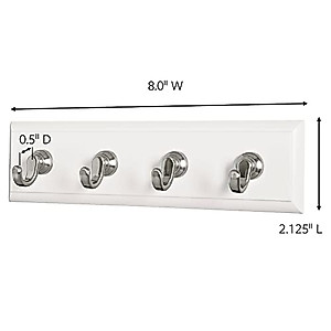 Command HOM-18Q-ES Key Rail, 1 Pack, Quartz