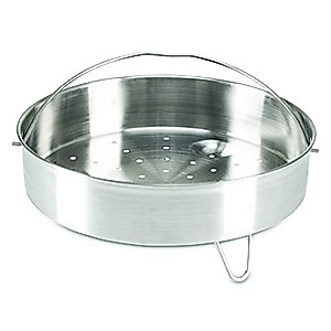 Viking Culinary 3-Ply Stainless Steel Pressure Cooker with Easy Clamp-Style Lock Lid, 8 Quart, Handwash Only, Works on All Cooktops including Induction