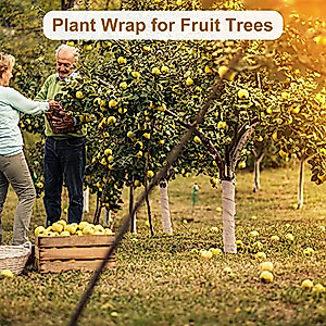 2 Rolls Burlap Tree Protector Wraps, 7.8" × 9.8' Winter Tree Trunk Guards Protector Wrap Burlap Fabric Garden Plants Tree Wrap Antifreeze Bandage bark Protector Wrap for Keeping Warm and Moisturizing