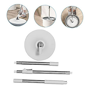 Hemoton Disc Mop Microfiber Cleaner Window Glass Cleaner Household Cleaner Floor Wet Mop Bucket Floor Mop Cleaning Mop Replacement Heads Dust Mop for Floor Cleaning Mop for Hardwood Glass