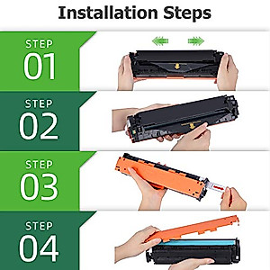 Aztech Compatible Toner Cartridge Replacement for HP 131X 131A CF212A for HP Pro 200 Color M251nw M251n MFP M276nw M276n Printer Ink (Yellow, 1-Pack)