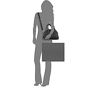 DKNY Tilly Dome Charcoal Satchel