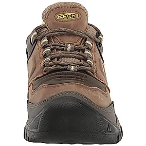 KEEN Women's Ridge Flex Low Height Waterproof Hiking Boots, Safari/Custard, 10