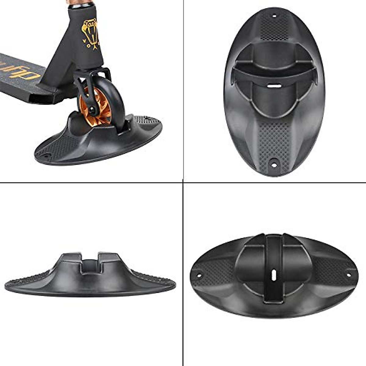 VOKUL Scooter Stand Parking Kick Scooter Holder Stand fit Most Scooters for 95mm -110mm Scooter Wheels - Multiple Scooters, Stable Base,Organize Scooters, Works Perfect