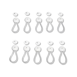 Stayput 5" White Shock Cord & Fastener, 10 Pack - Cord Length is 5" End to End w/Out Loop