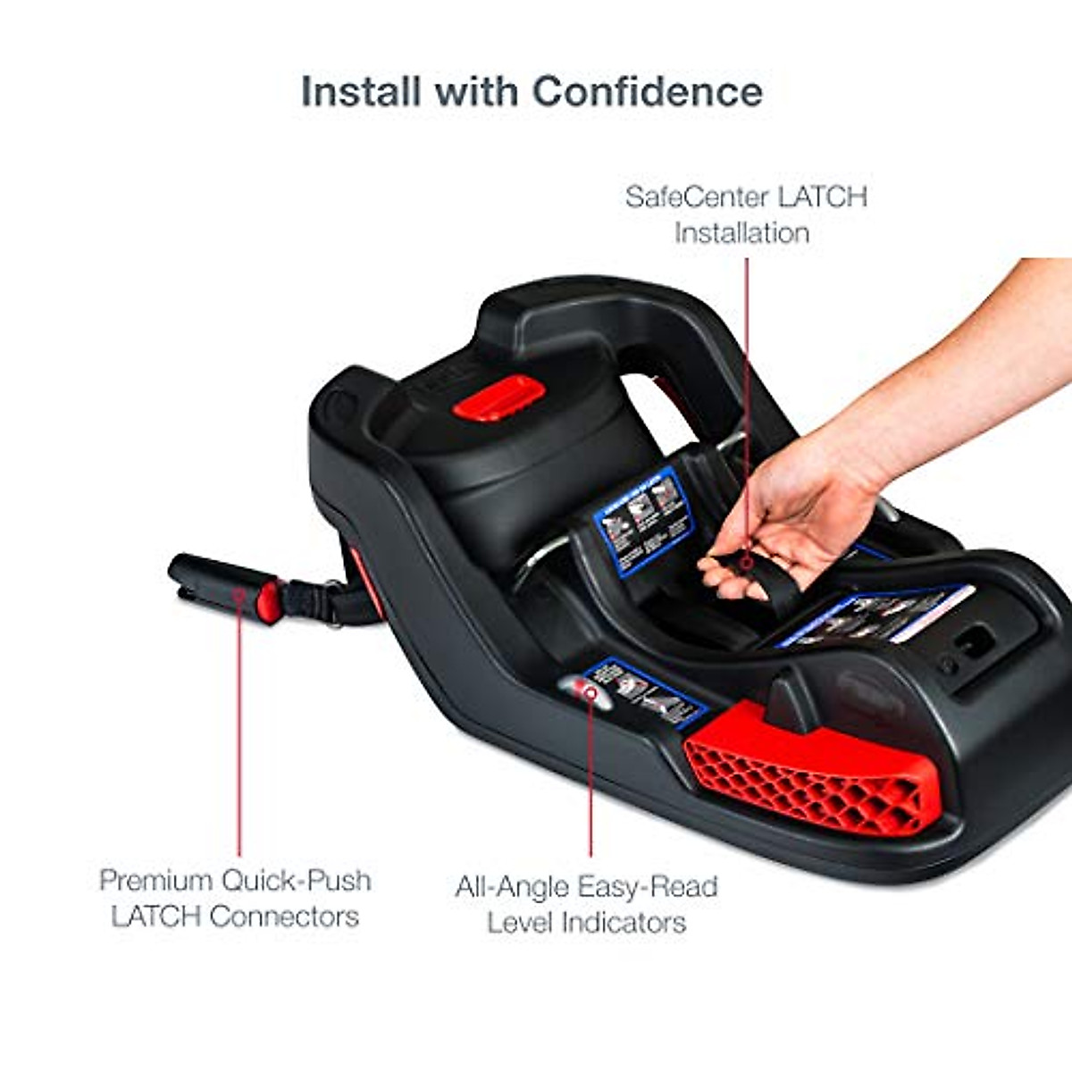 Britax B-Lively and B-Safe Gen2 Travel System, Eclipse Black SafeWash