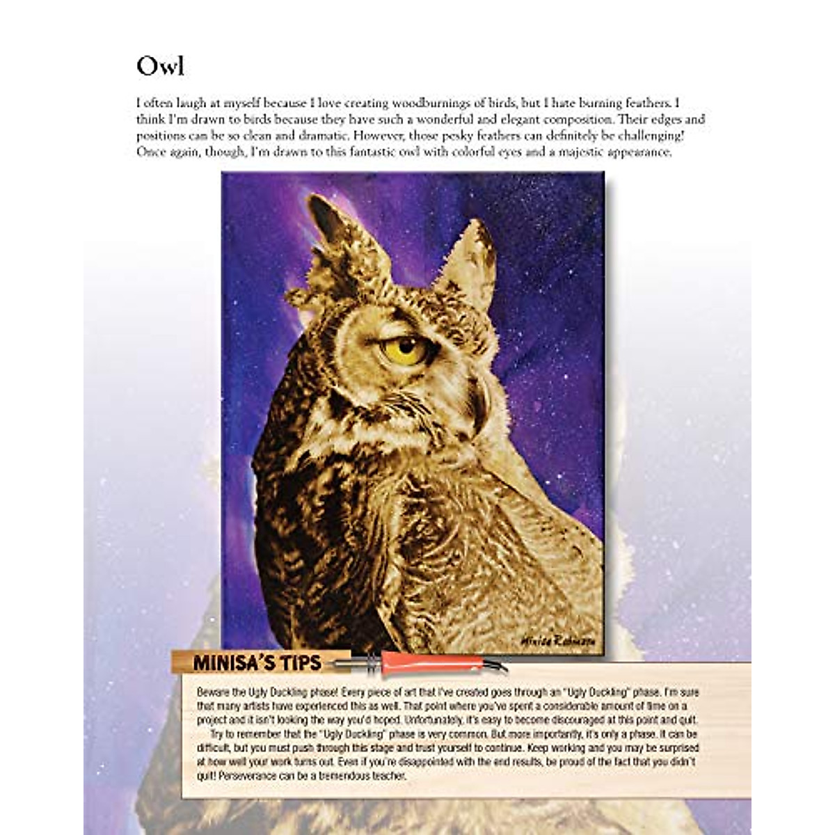 Woodburning Realistic Animals: 12 Step-by-Step Pyrography Projects of Birds, Pets, and Wildlife (Fox Chapel Publishing) Tutorials for Eyes, Fur, Manes, & Whiskers; Projects for Big Cats, Owls, & More