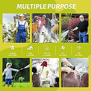 Garden Hose to Utility Sink Faucet - 20ft Extension Water Pipe Indoor/Outdoor Watering Plants Pet Dog Rinsing, Lightweight Shower Hose Extra Long for Handheld, Bathroom/Tub/Yard Cleaning, Car Washing