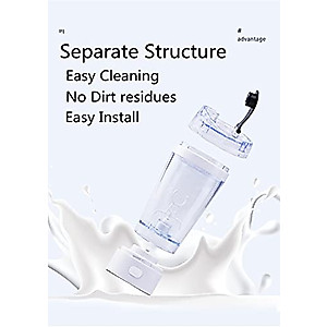 xinghaikuajing Protein Powder Automatic Blender Powder Electric Shaker Cup USB Recharging Mixer 16OZ PurpleUSBchargingmodel-colorfullights