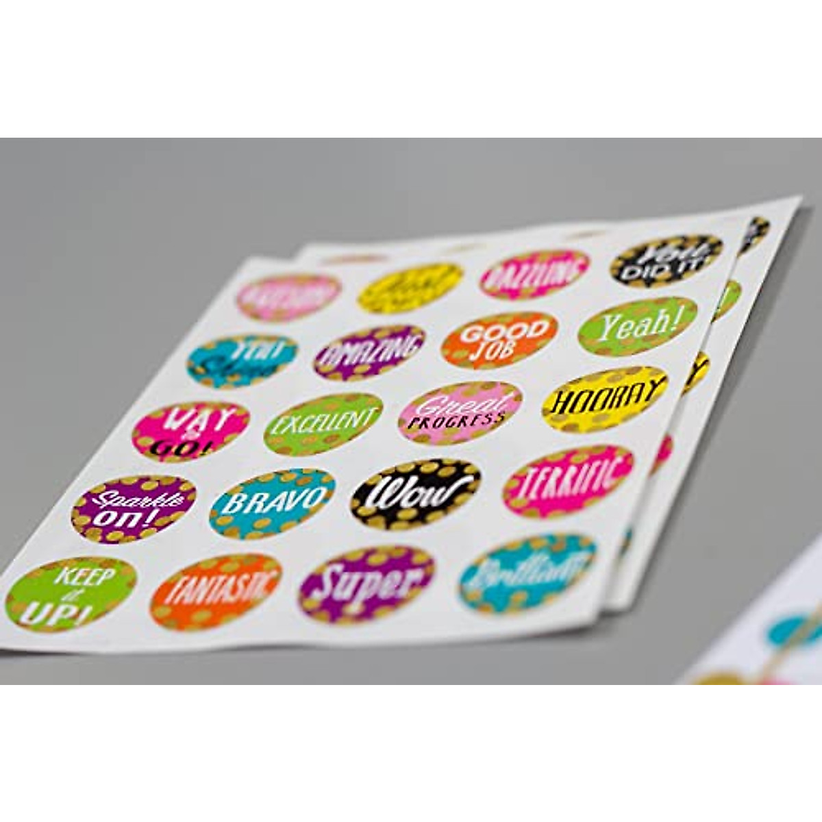 Confetti Words to Inspire Planner Stickers