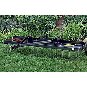 Brinly DT-480BH-A 48" Tow Behind Grass Dethatcher, Removes Thatch from Large Lawns in Less Time