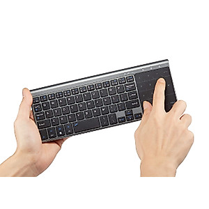 Vilros 2.4GHz 10 Inch Wireless Keyboard with Touchpad -Great for Raspberry Pi