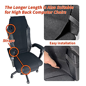 MAXCOM Foldable & Washable Fabric Heated Seat Cushion with Temperature Control & Timer - Whole Back Heating - for Office/Home Use