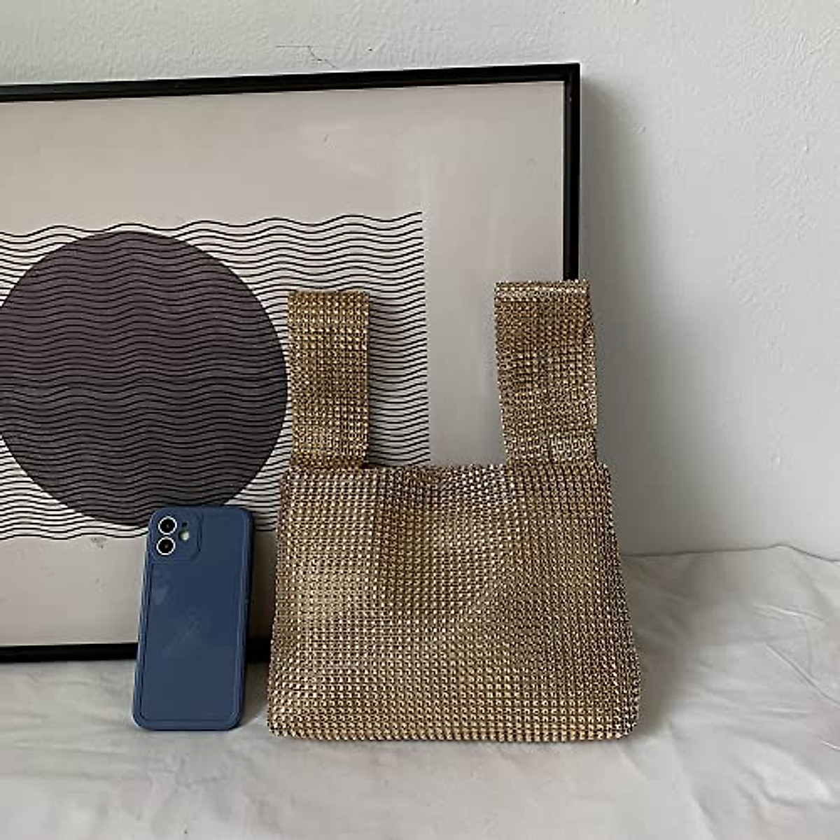 Fashion Sequins Rhinestone Women Clutch Bag Crystal Bling Diamond Glitter Tote Female Evening Dinner Party Handbag Girls Purse