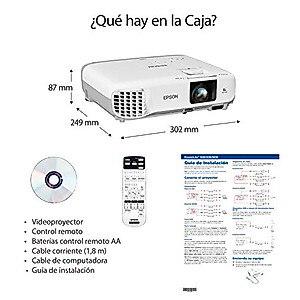 Epson V11H854020 Powerlite S39 SVGA 3LCD Projector