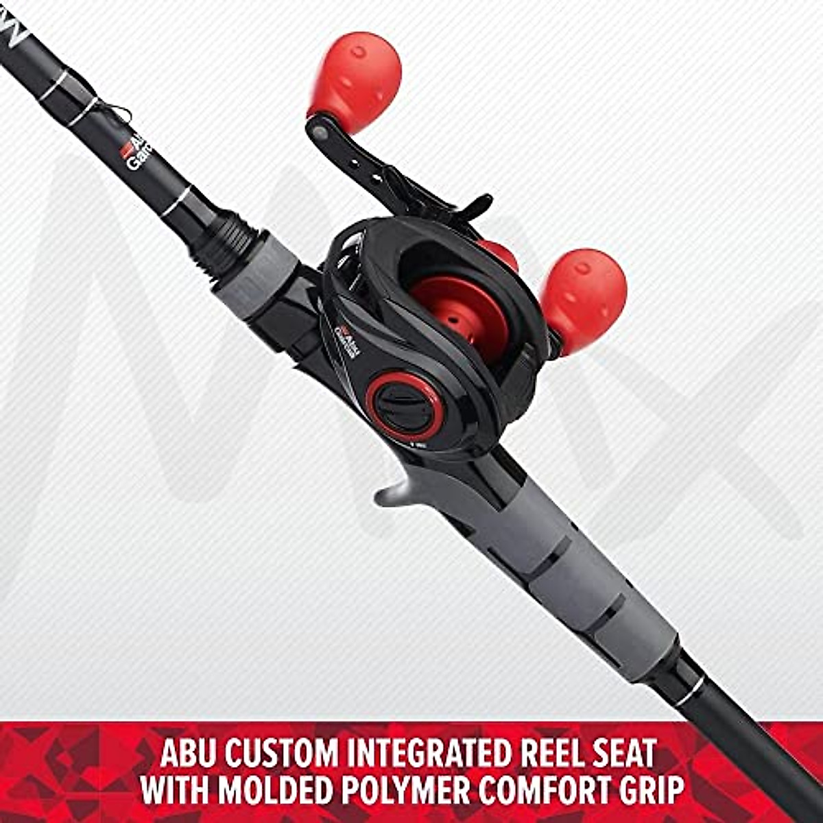 Abu Garcia 7' Max X Black Baitcast Combo Combo, 1 Fishing Rod, Right Reel Handle Position