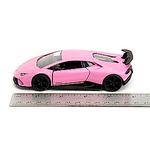 Pink Slips 1:32 W1 Lamborghini Huracán Performante Die-Cast Car, Toys for Kids and Adults(Glossy Pink)