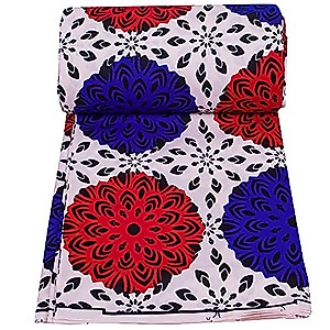 African Fabric 6 Yards BintaRealwax 100% Polyester Ankara Fabric for Party Dress FP6427