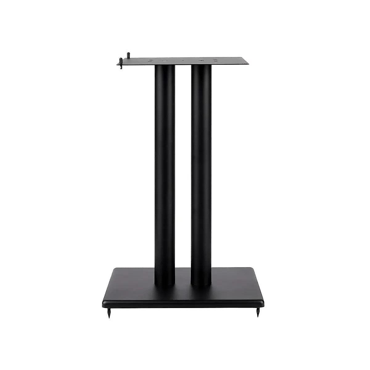 Monolith 28in Steel Speaker Stand - with Adjustable Top Plate, Hold Speakers Weighing Up to 75 Pounds, Scratch‑Resistant