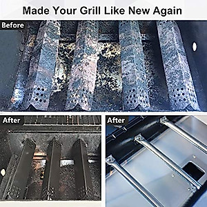 Metal Club Grill Parts Kit for Nexgrill 720-0882A 720-0896 720-0925 Grills, 5-Pack Grill Burner Tubes & Grill Igniters and 5-Pack Flame Tamers Heat Plates Heat Shields Replacement