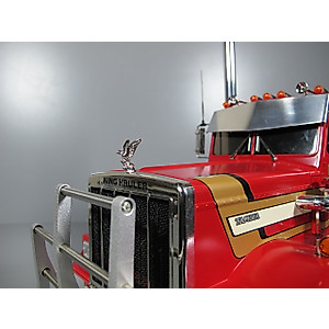 for Remote Control Toy Accessory Semi Truck Custom Front Hood Grill Ornament Emblem Eagle for Tamiya 1/14 Semi King Hauler Truck