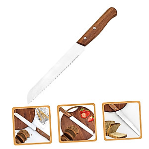 Yardwe Cookie Cutter Serrated Bread Metal Cutter Tool Serrated Acacia To Bake Kitchen Gadgets