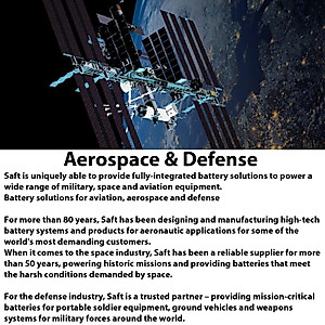 SAFT LS17500 A STD 3.6V Lithium Thionyl Chloride Battery