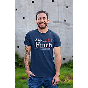 Atticus Finch 2024 Election Unisex Womens Shirt Medium Navy