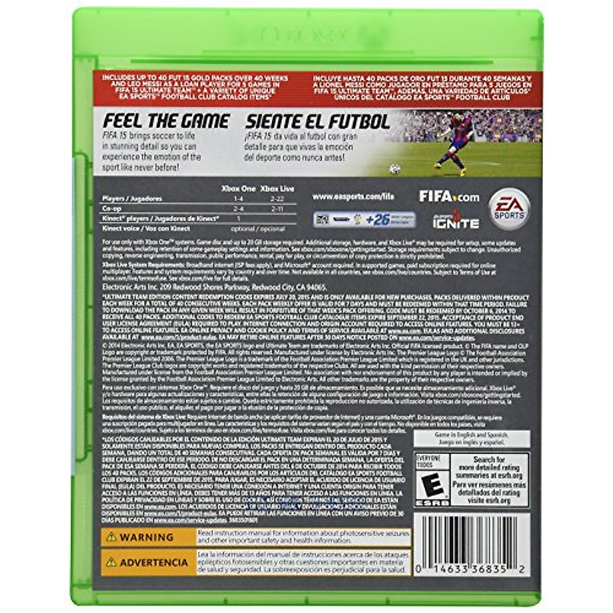FIFA 15 (Ultimate Edition) - Xbox One