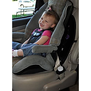 Buckle Guard Seat Belt Button Cover (Black 2 Pack) Deters Kids and Disabled Adults from Opening Their Seat Belt Buckles While Riding in a Motorized Vehicle, Works Best on Buses, Commercial Vans