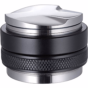 53mm Coffee Distributor & Tamper, MATOW Dual Head Coffee Leveler Fits for 54mm Breville Portafilter, Adjustable Depth- Professional Espresso Hand Tampers