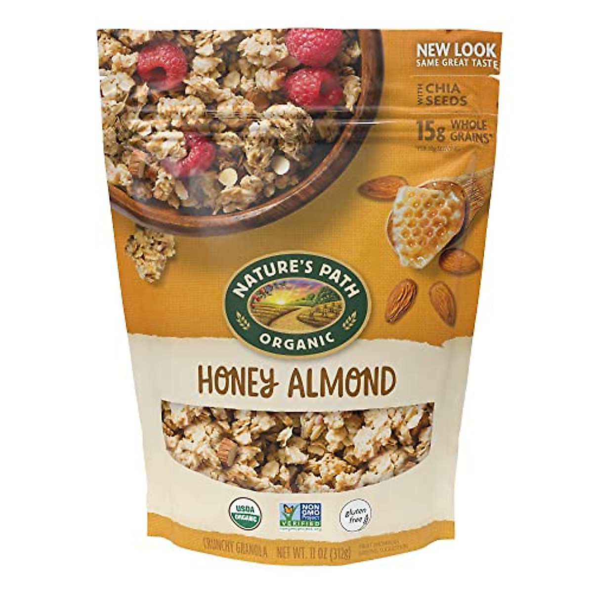 Nature's Path Organic Gluten Free Honey Almond Granola, 11 Ounce