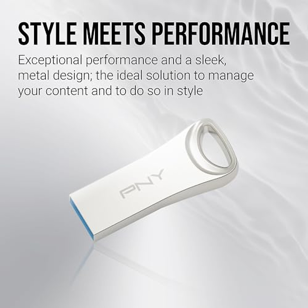 PNY 512GB Elite-X USB 3.2 Flash Drive - 220MB/s, Durable Premium Metal Housing, for Storing, Sharing, and Protecting Important Content, ‎ P-FDI512ELTX-GE, Silver