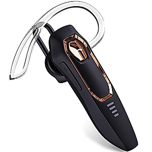 Micool Trucker Bluetooth Headset, Noise Cancelling, 30H Talking Time, Speak Callers Name, Hands Free Bluetooth Earpiece for Cell Phone