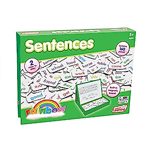 Junior Learning Sentences Rainbow W/WHITEBOARD Set of 160