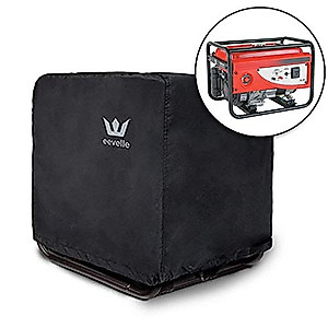 Eevelle USA, EEV-GNRL, Outdoor Durable Sun Protection Waterproof Weather Resistant Travel Trailer Camper RV Vehicle Generator Motor Canvas Cover, Large, Black